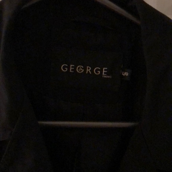 George | Jackets & Coats | George Black Trench Coat | Poshmark